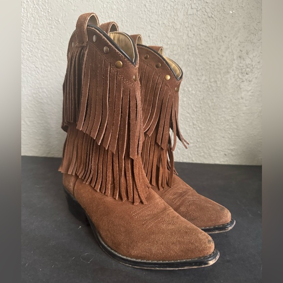 Shyanne | Shoes | Shyanne Girls Fringe Snip Toe Western Boots | Poshmark